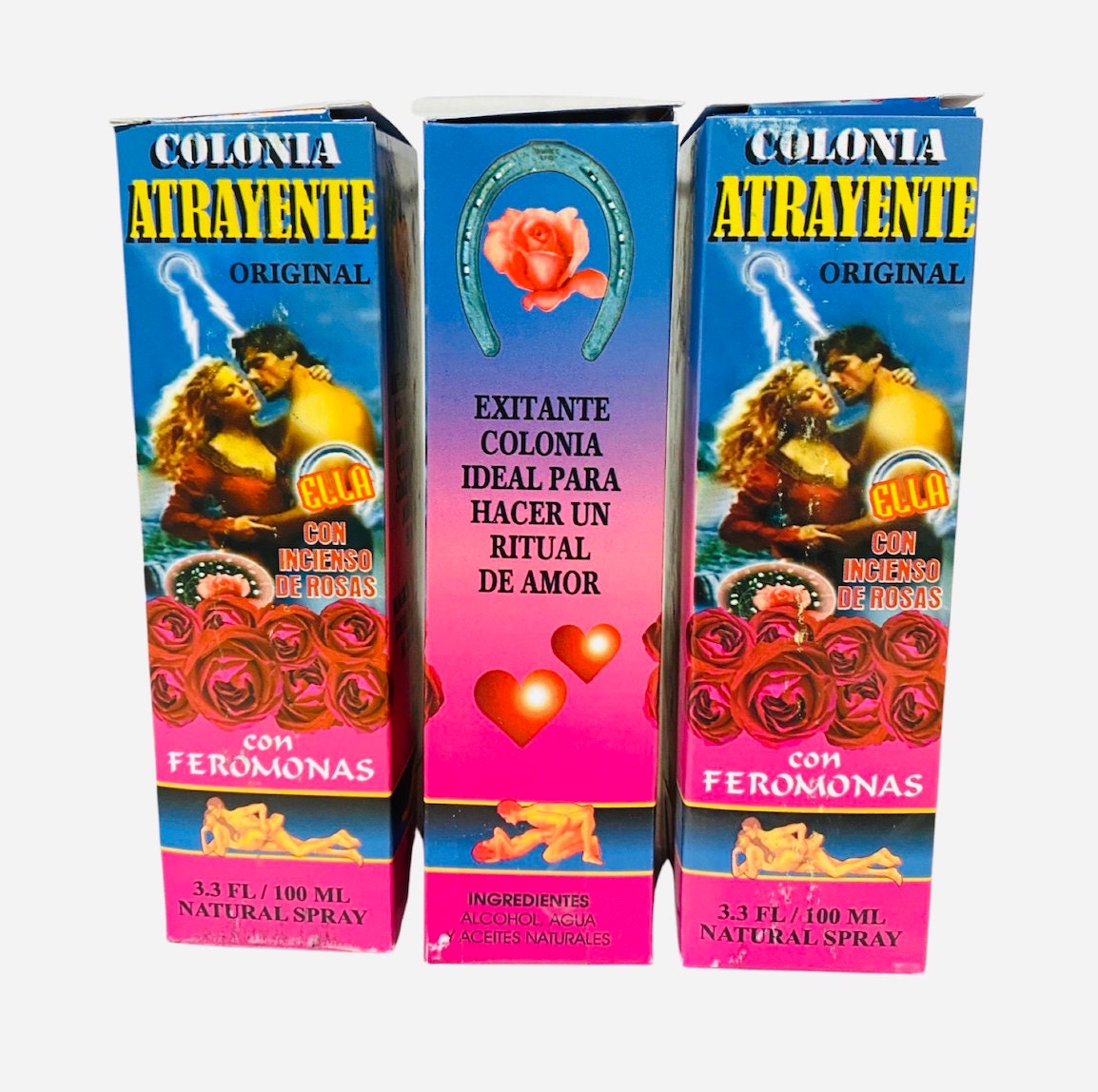 ATRAYENTE con Feromonas Perfume Colonia- ATTRACTIVE Wicca Cologne Perf ...