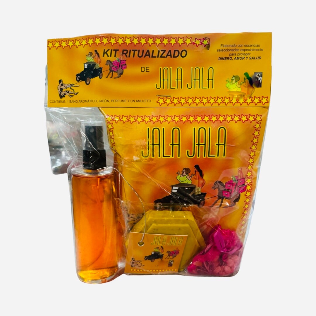JALA JALA Kit Ritualizado con Perfume + Baño Aromatico + Jabon + Amule ...